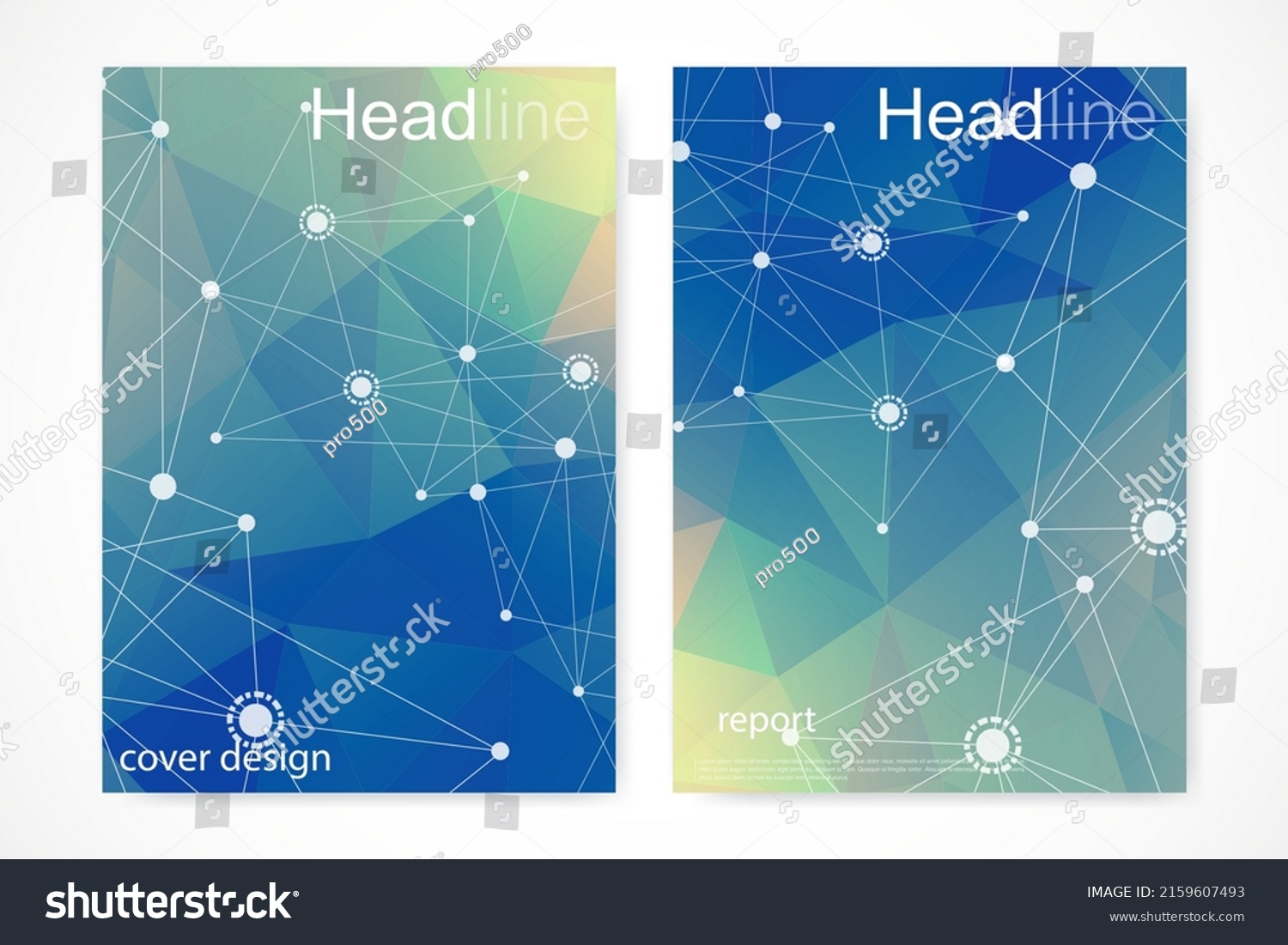 Scientific Brochure Design Template Vector Flyer Stock Vector (Royalty ...