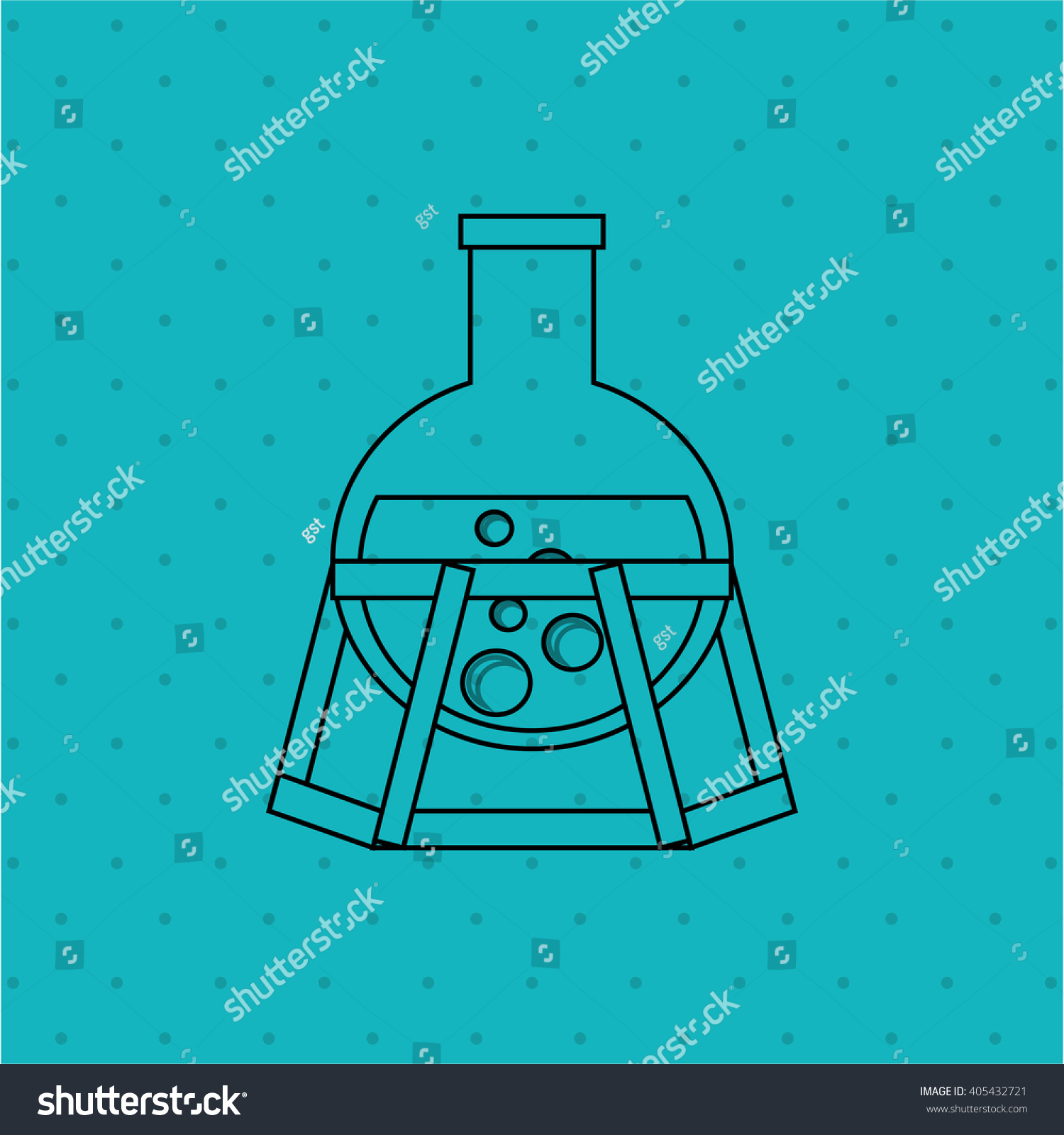 Scientific Laboratory Design Stock Vector (Royalty Free) 405432721 ...