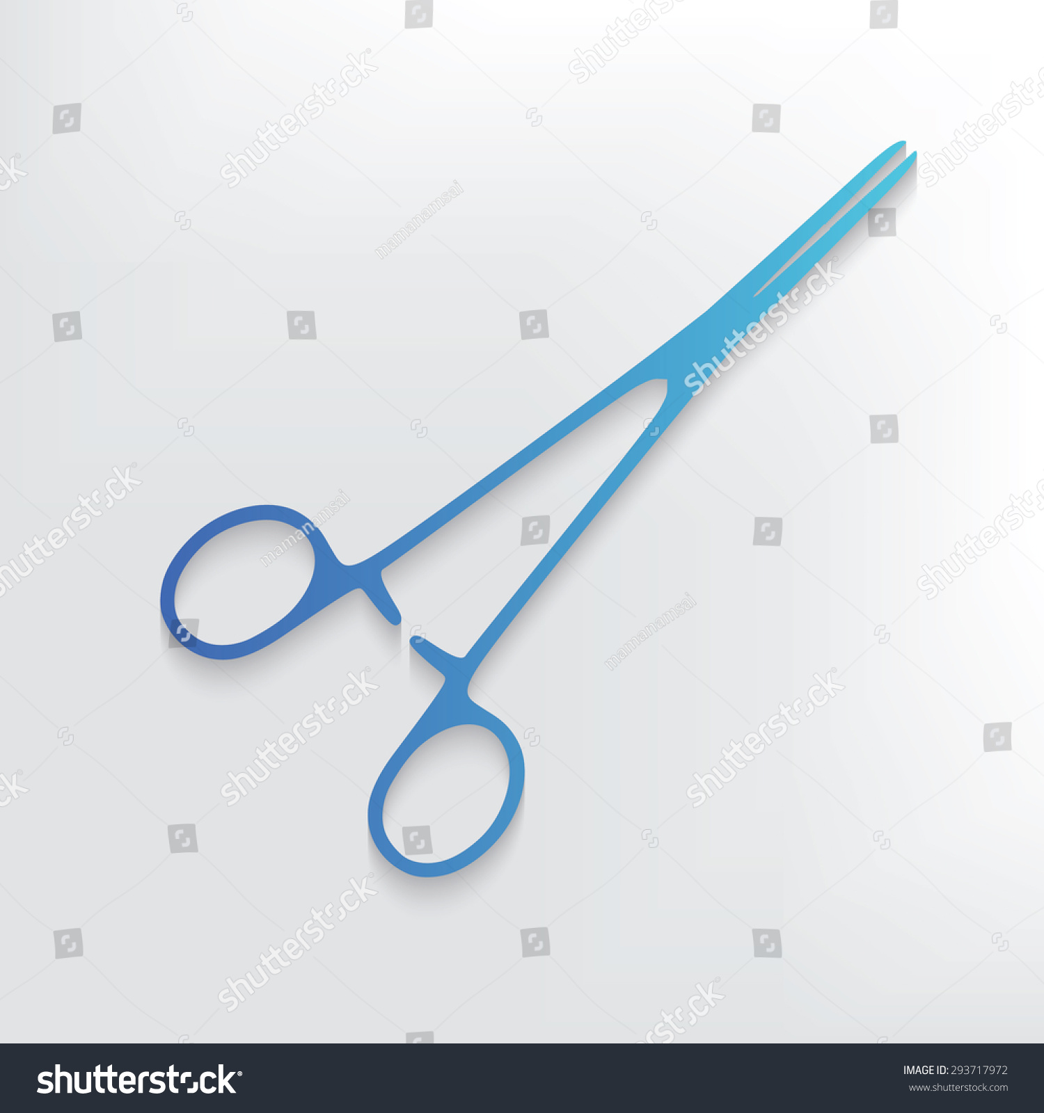 Scissor System Symbol Designclean Vector Stock Vector (Royalty Free ...