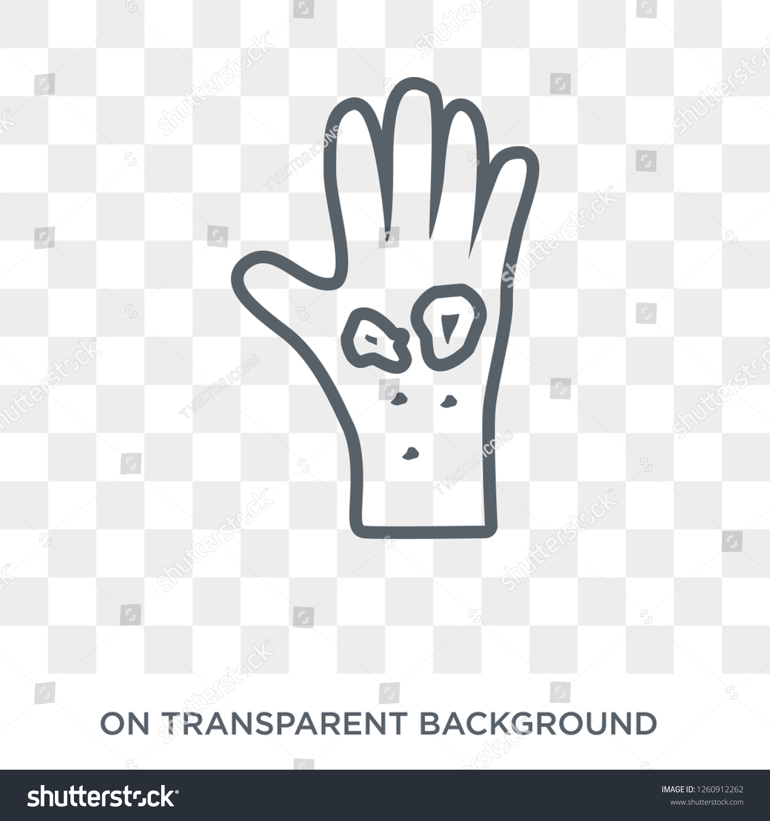 Scleroderma Icon Trendy Flat Vector Scleroderma: Stock-Vektorgrafik ...