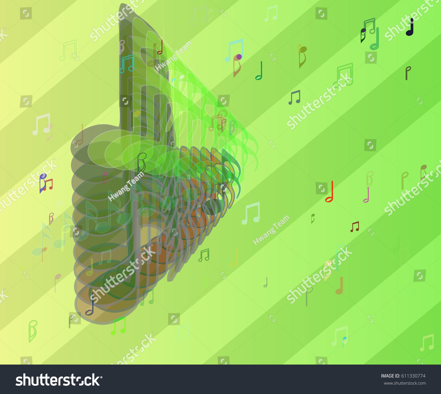 Score Art Background Stock Vector (Royalty Free) 611330774 | Shutterstock
