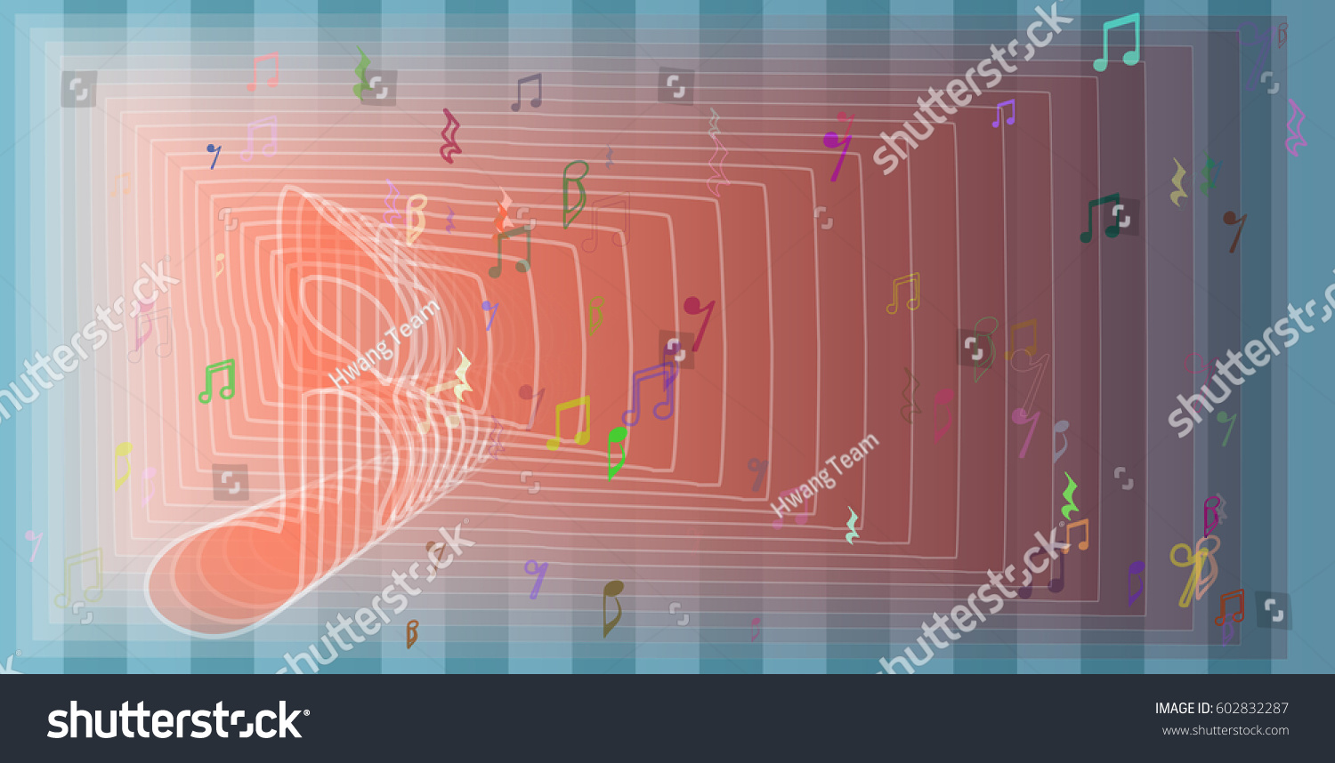 Score Template Background Stock Vector (Royalty Free) 602832287
