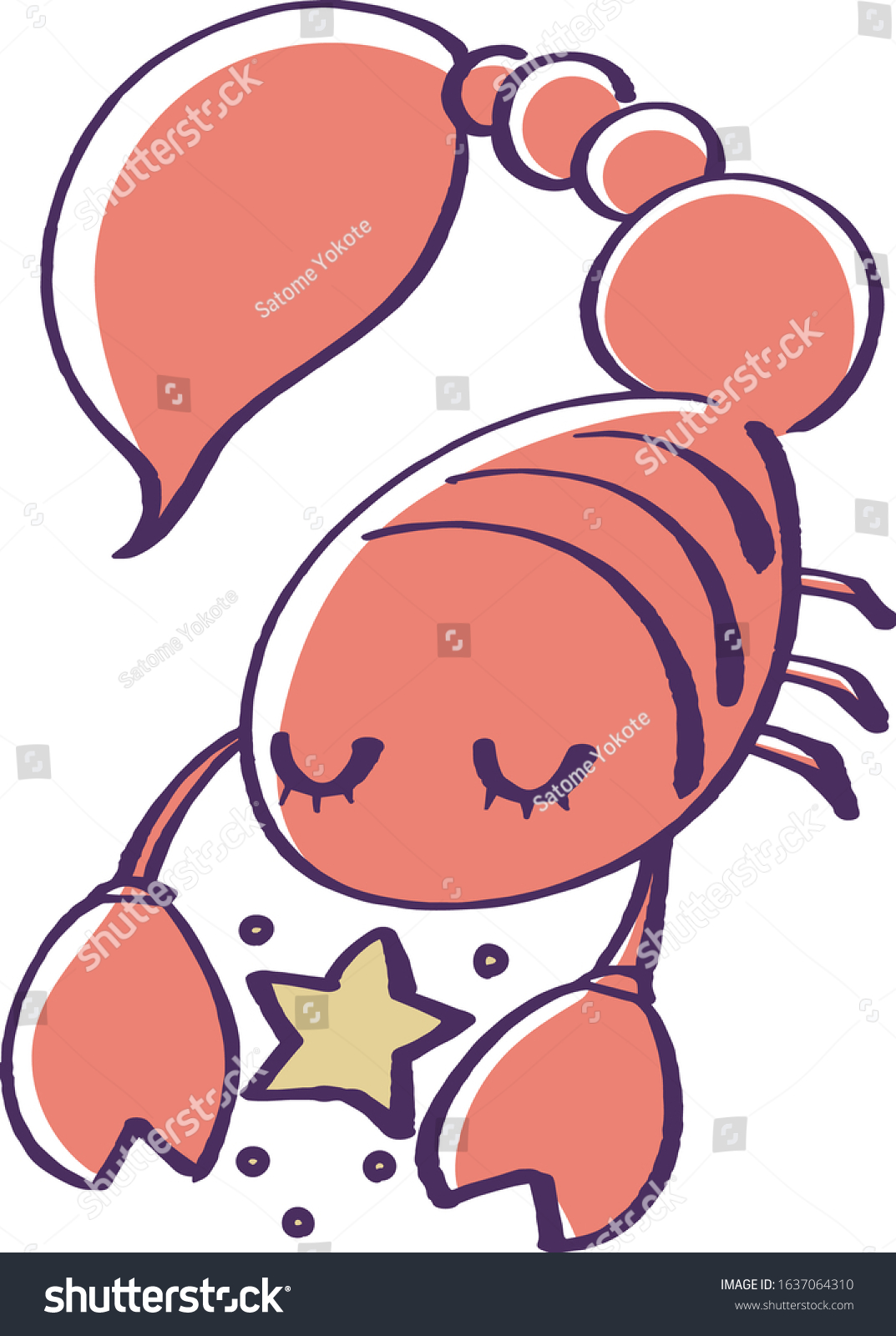 Scorpio 12 Constellations Illustration Vector Stock Vector (Royalty ...