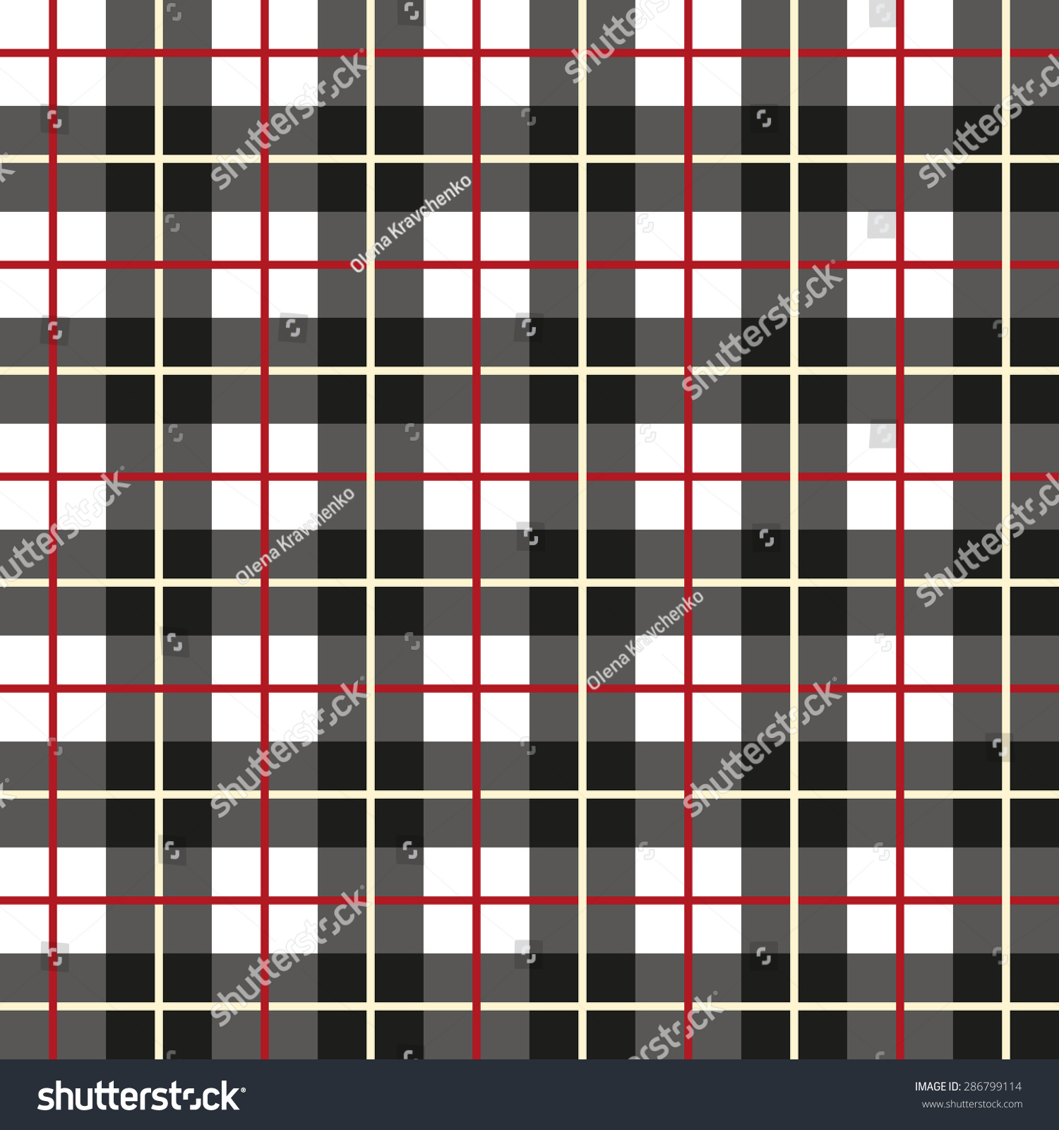 Scottish Plaid Pattern Seamless Texture Fabric Stock Vector (Royalty ...
