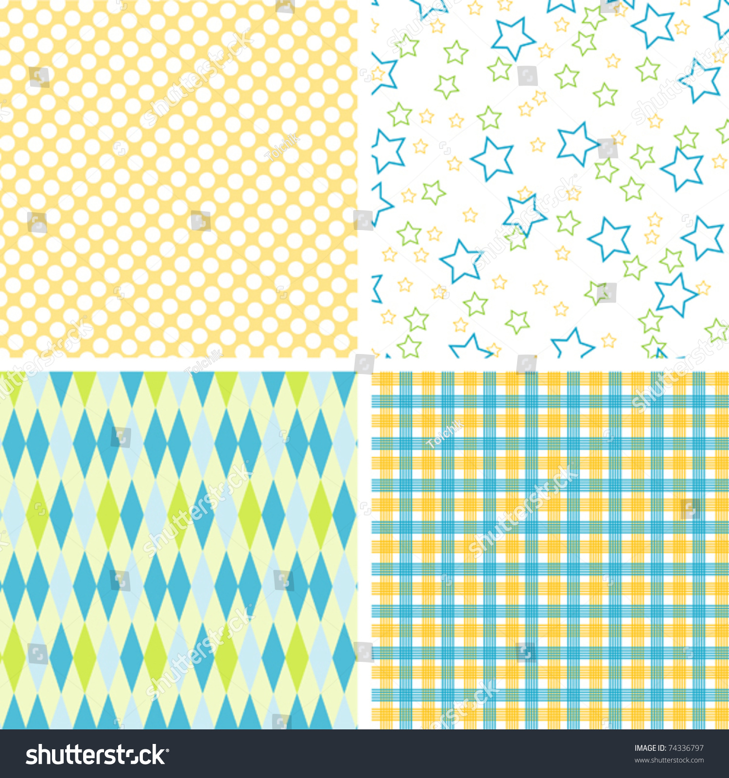 Scrapbook Patterns Design Vector Illustration Stock Vector (Royalty ...