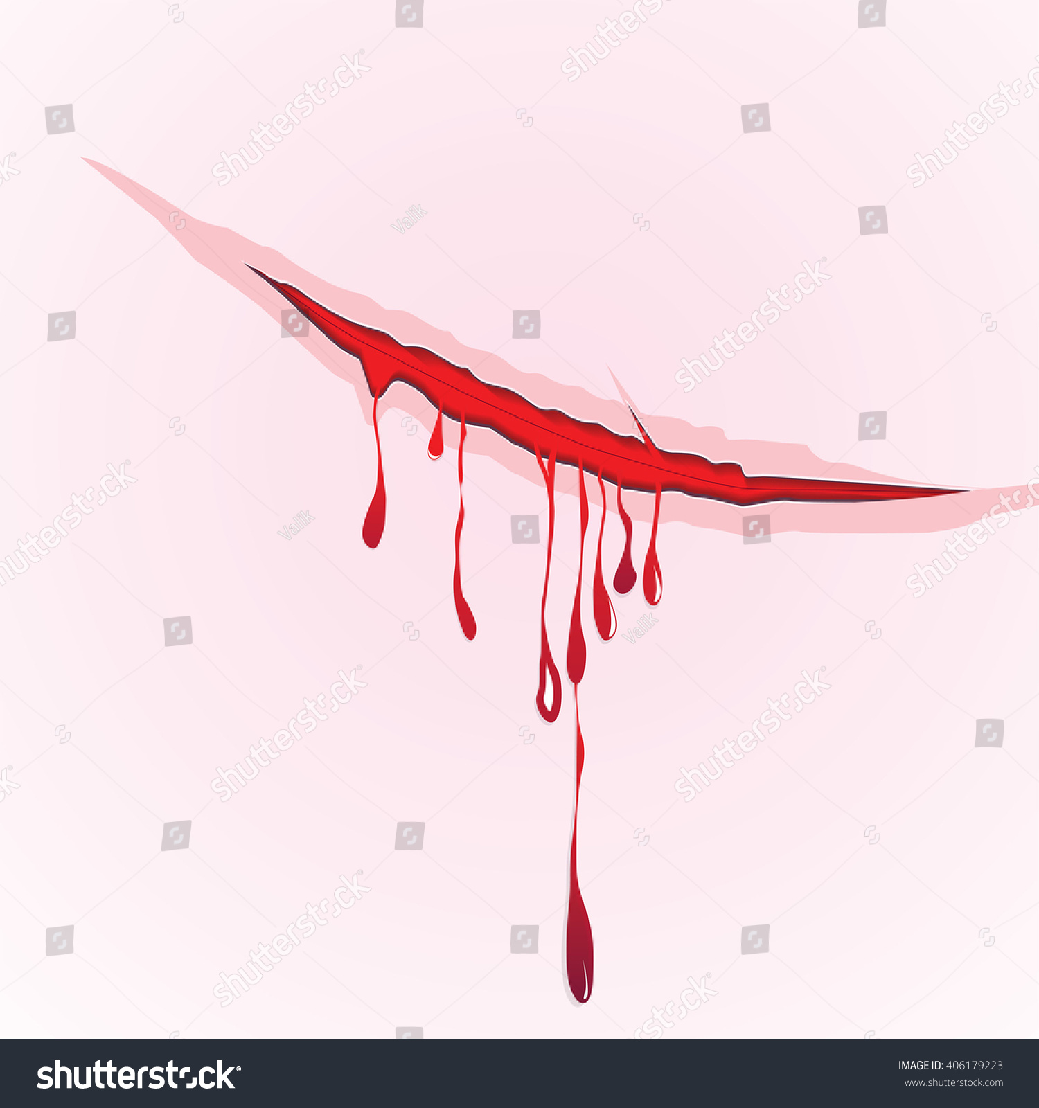 Scratch Blood Drops Background Vector Damage Stock Vector (Royalty Free ...