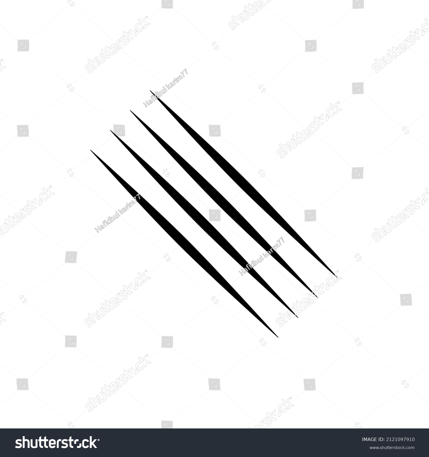 Scratch Four Lines Vector Logo Icon Stock Vector (Royalty Free ...
