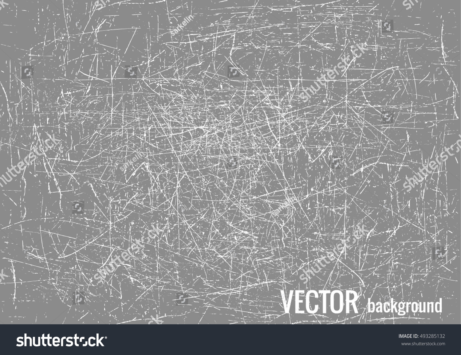 Scratched Texture White Lines On Dark Stock Vector (Royalty Free) 493285132