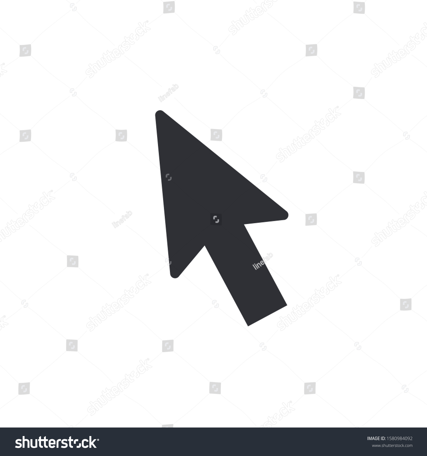 Screen Pointer Cursor Icon Stock Vector Royalty Free 1580984092