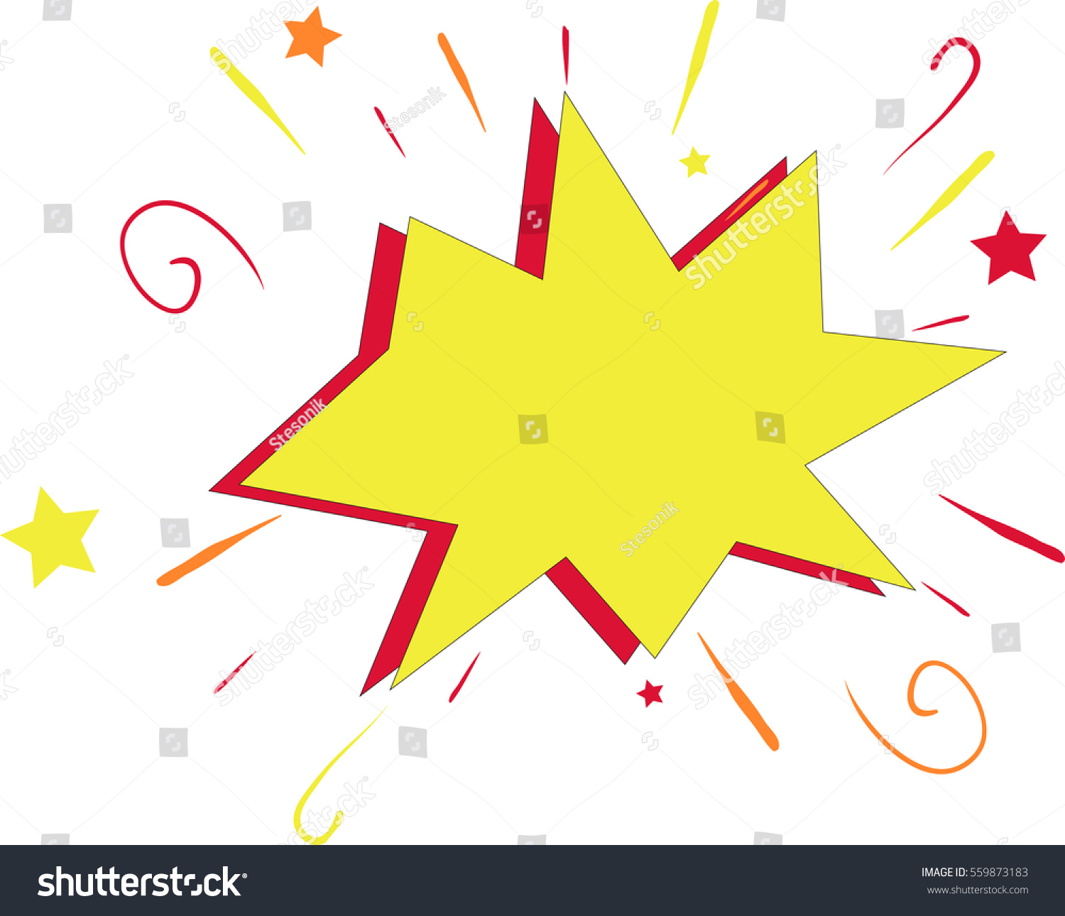 Screentone Comic Text Stock Vector (Royalty Free) 559873183 | Shutterstock