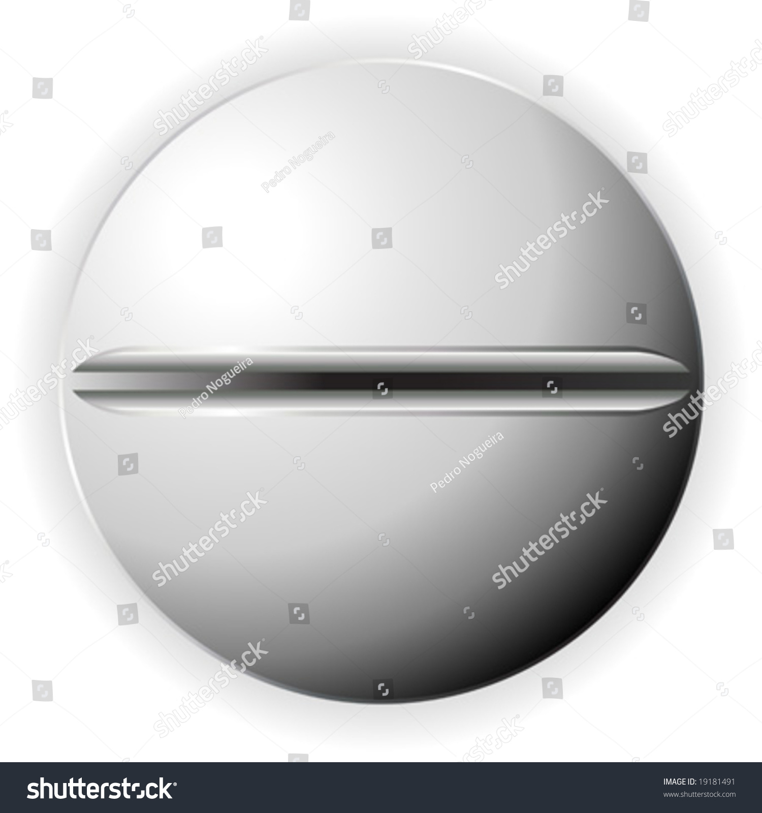 Screw Head Isolated Over White Background: เวกเตอร์สต็อก (ปลอดค่า ...