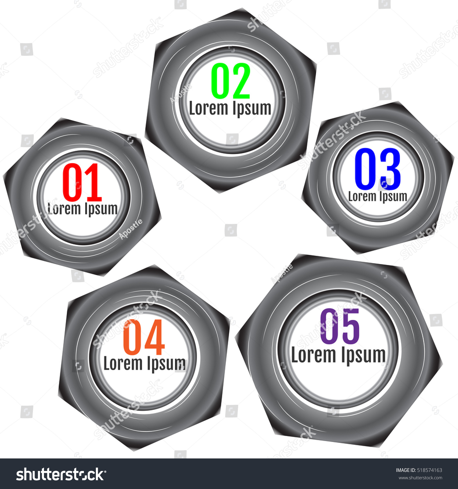 Screwnut Concept Infographics Stock Vector (Royalty Free) 518574163