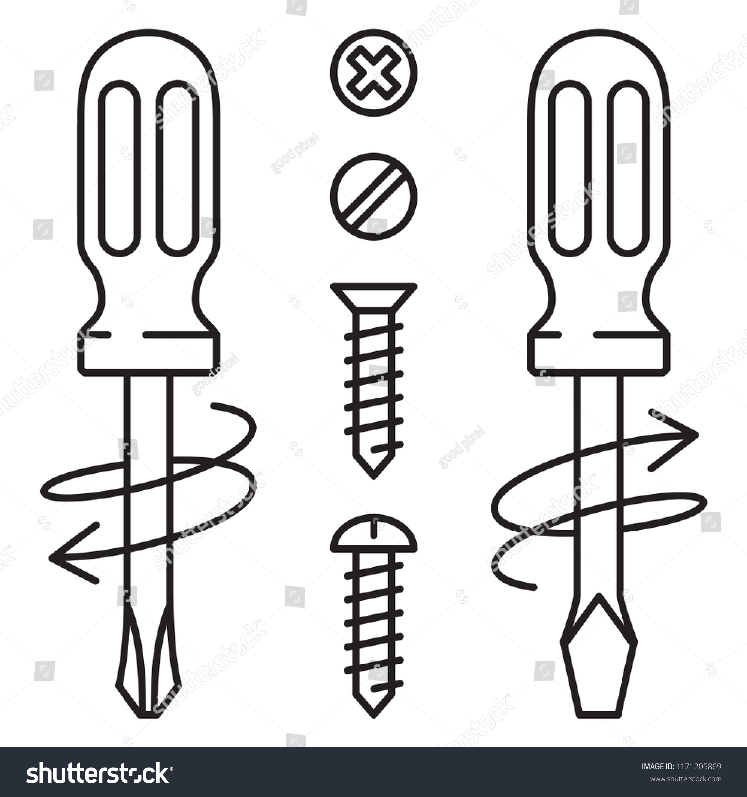 3,813 Screw arrow Stock Vectors, Images & Vector Art | Shutterstock
