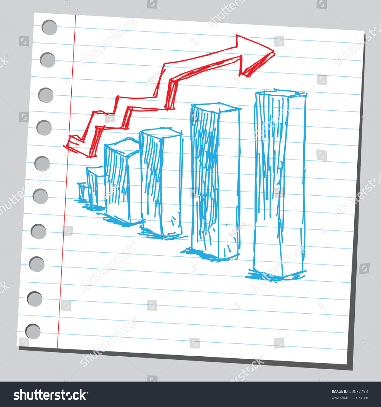 Scribble Business Diagram Stock Vector (Royalty Free) 53677798 ...