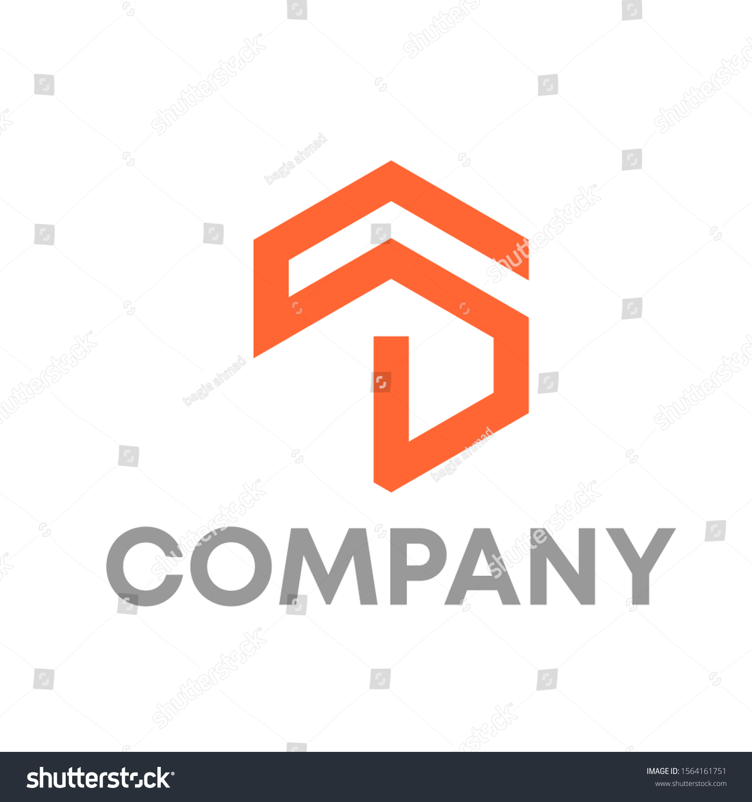 Sd Logo Vector Design Template Sign Stock Vector (Royalty Free) 1564161751