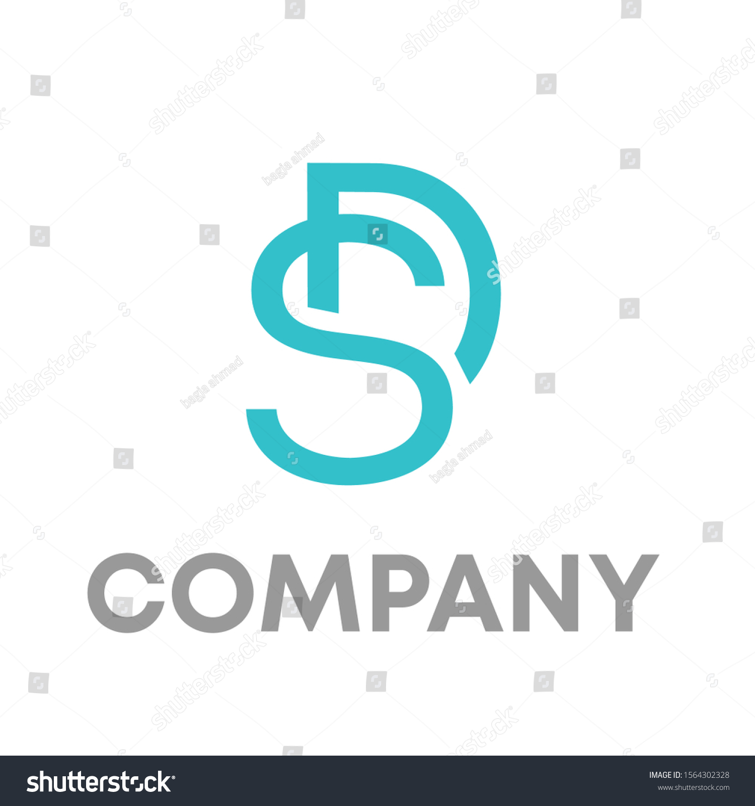 Sd Logo Vector Design Template Sign Stock Vector (Royalty Free ...
