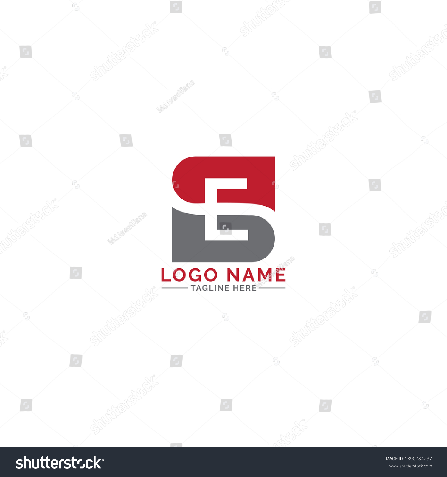 Se Letter Logo Design Vector Template Stock Vector (Royalty Free ...
