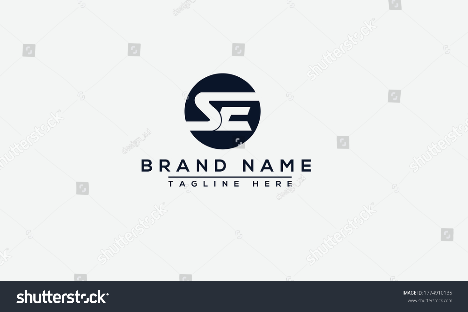 Se Logo Design Template Vector Graphic Stock Vector (Royalty Free ...