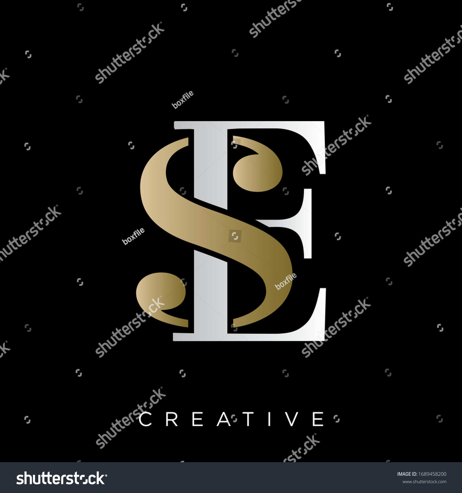 Se Logo Design Vector Icon Symbol Stock Vector (Royalty Free ...