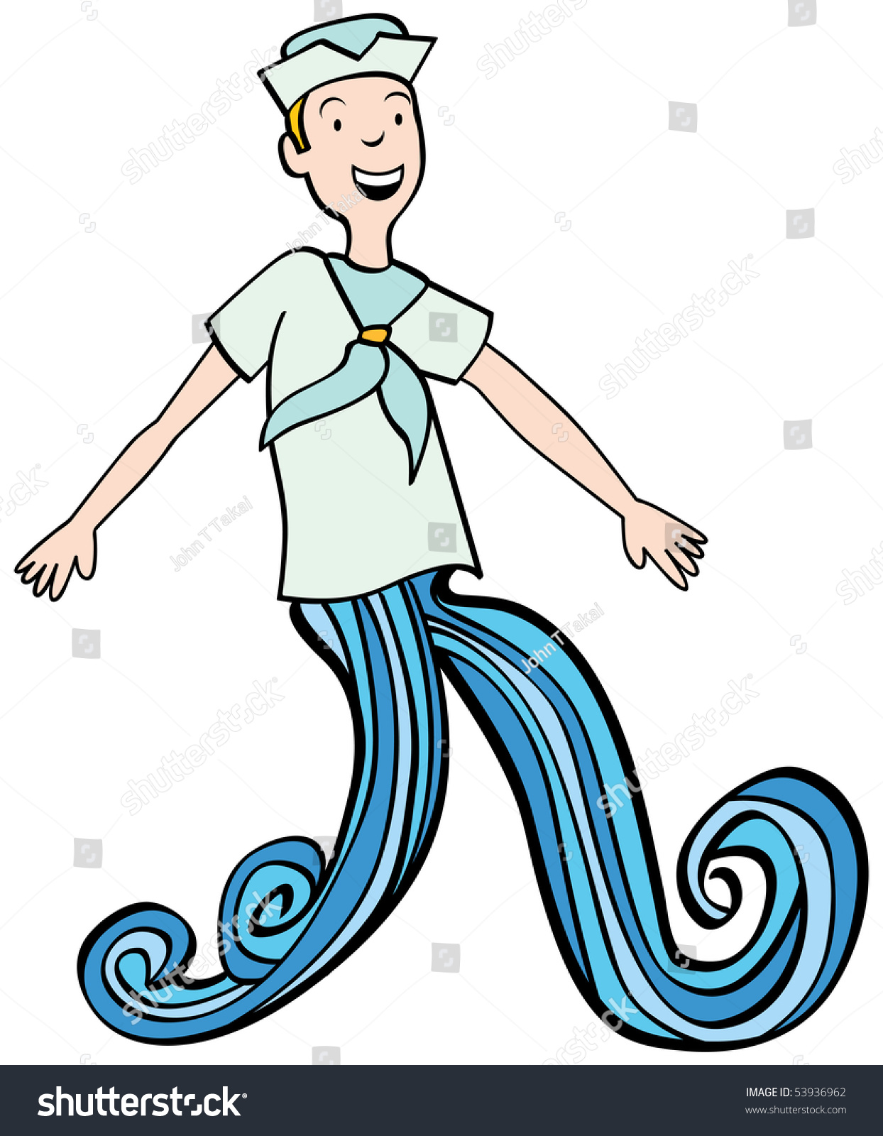 Sea Legs Stock Vector (Royalty Free) 53936962