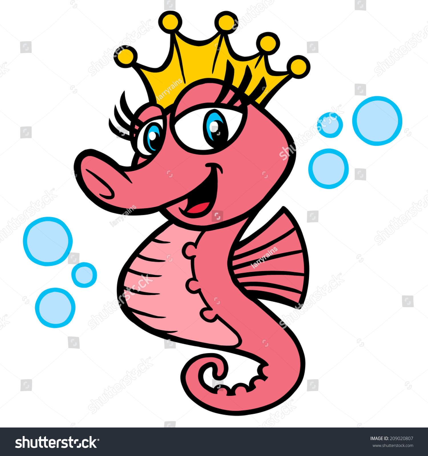 Sea Princess Stock Vector (Royalty Free) 209020807