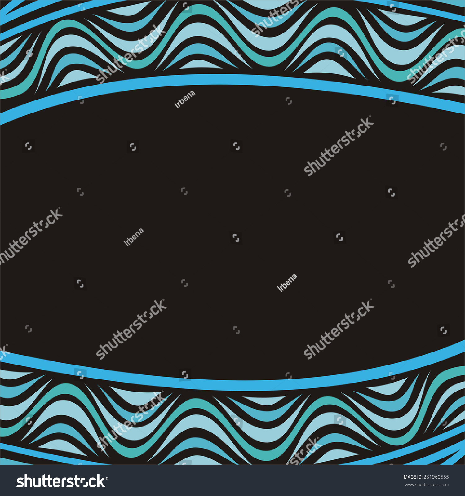 Sea Wave Nature Pattern Background Vector Stock Vector (Royalty Free ...