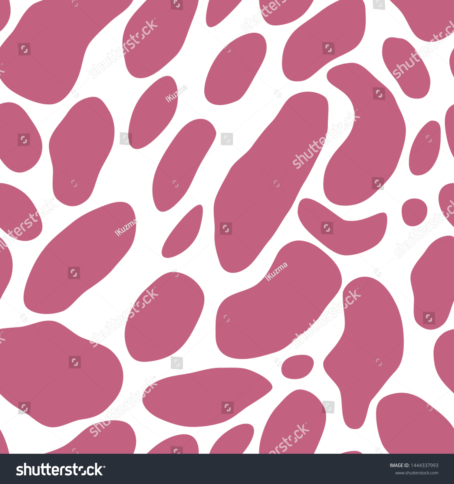 Seamless Abstract Spotted Pattern On Transparent Stock Vector (Royalty ...