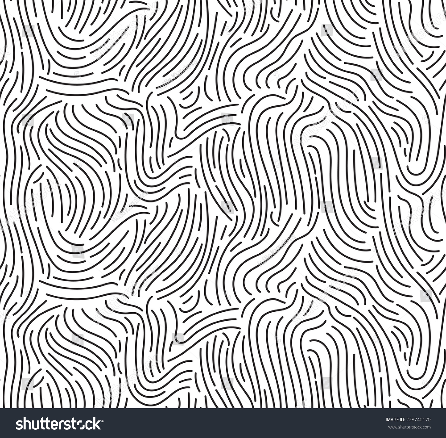 Seamless Abstract Stroke Pattern Vector File Stock Vector 228740170 ...