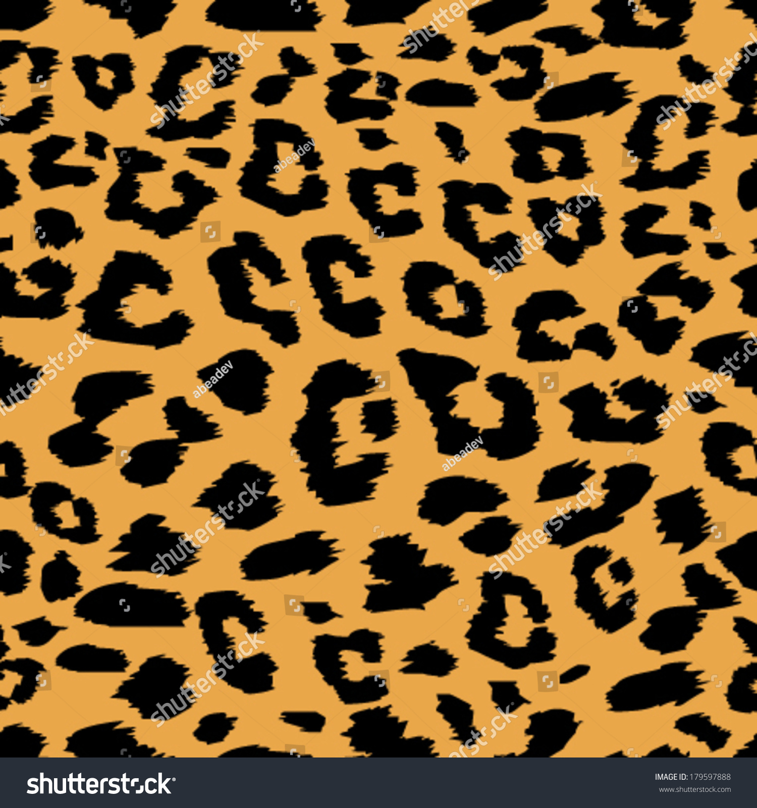 Seamless Animal Fur Pattern Stock Vector 179597888 : Shutterstock