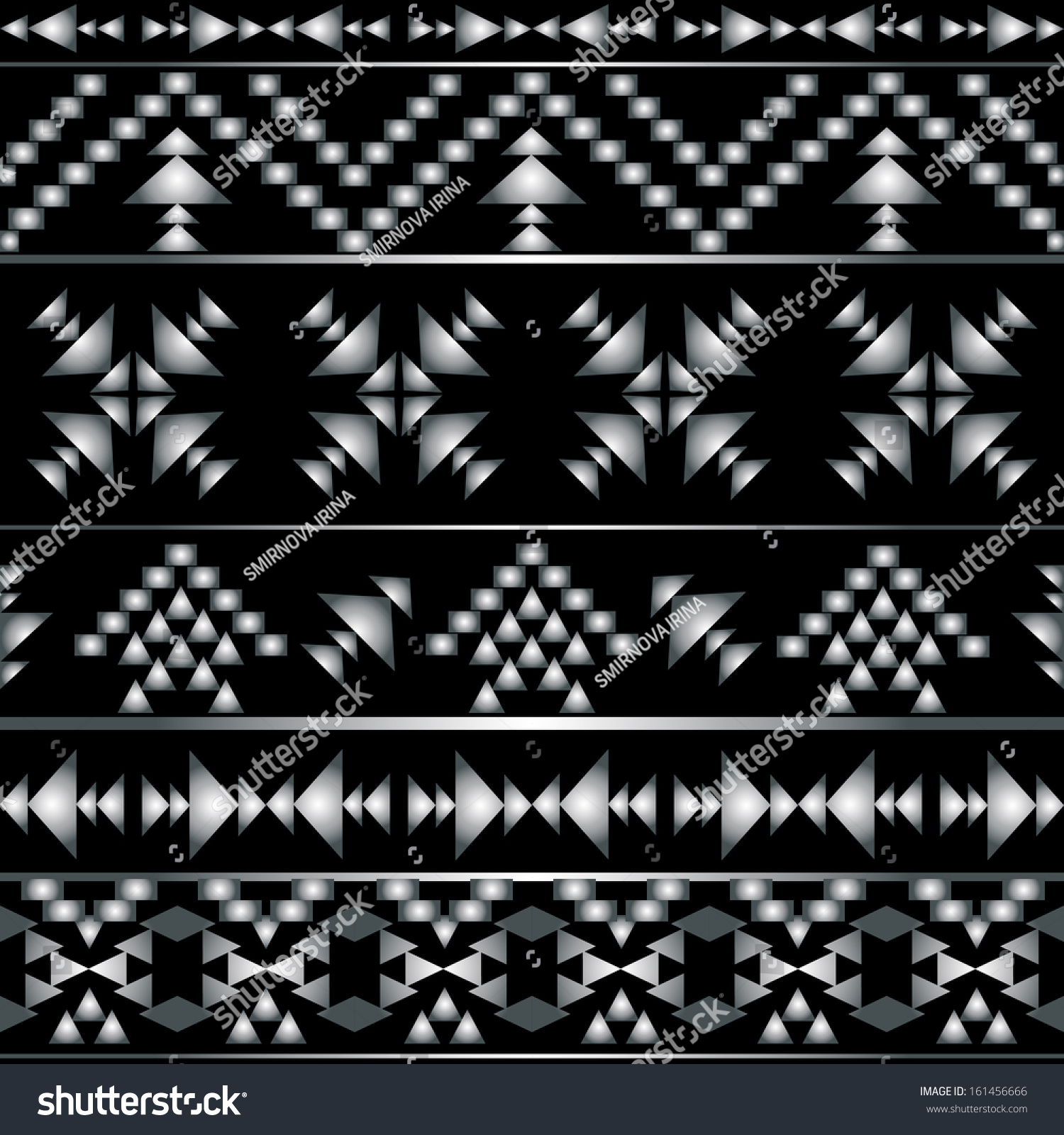 Seamless Aztec Pattern Art Deco Pattern Stock Vector (Royalty Free ...