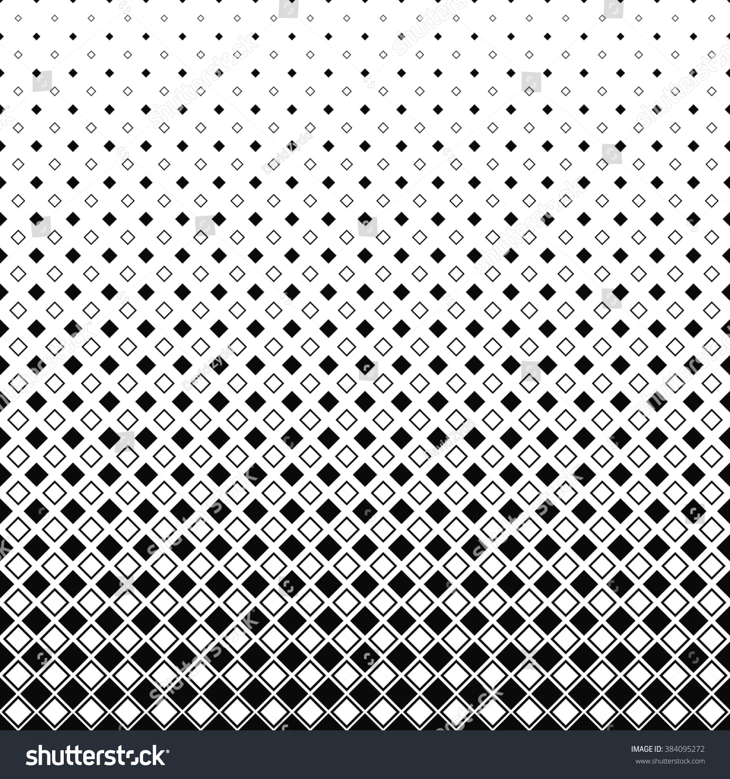 Seamless Black White Vector Square Pattern Stock Vector (Royalty Free ...