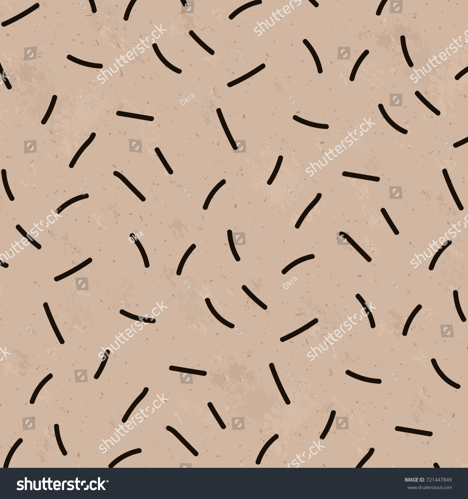 Seamless Black Lines Brown Paper Pattern Stock Vector (Royalty Free ...