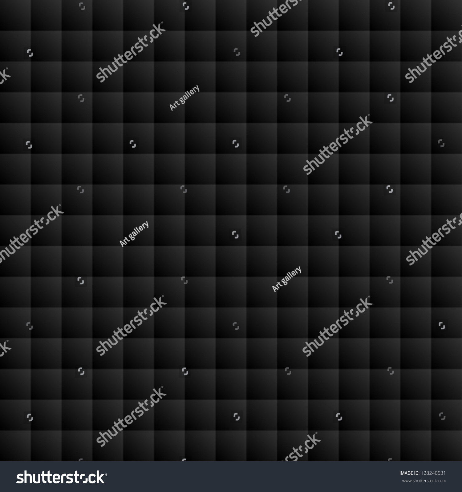 Seamless Black Tiles Texture Stock Vector (Royalty Free) 128240531