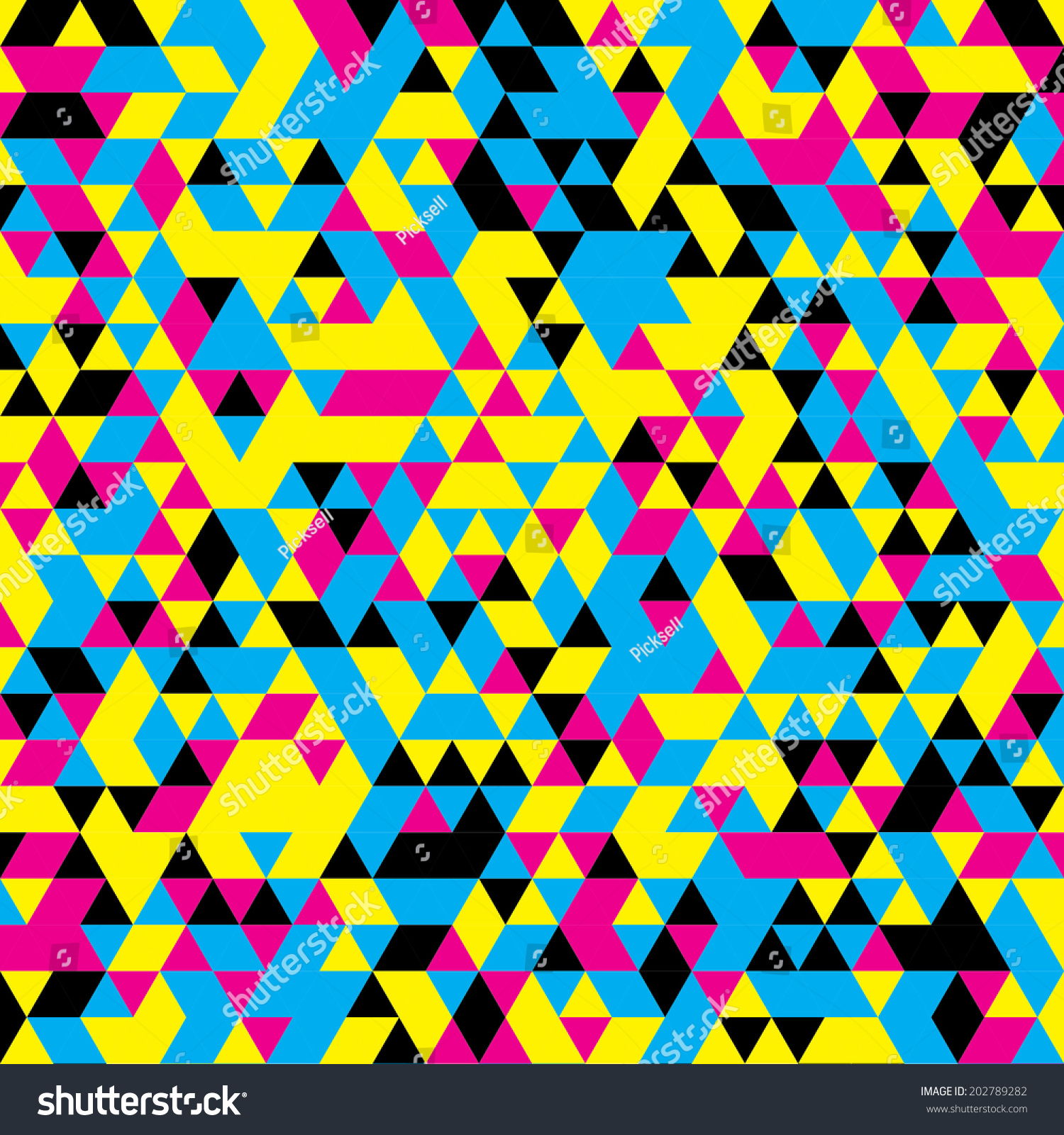 Seamless CMYK Poster Design Background Vector Stock Vector (Royalty ...
