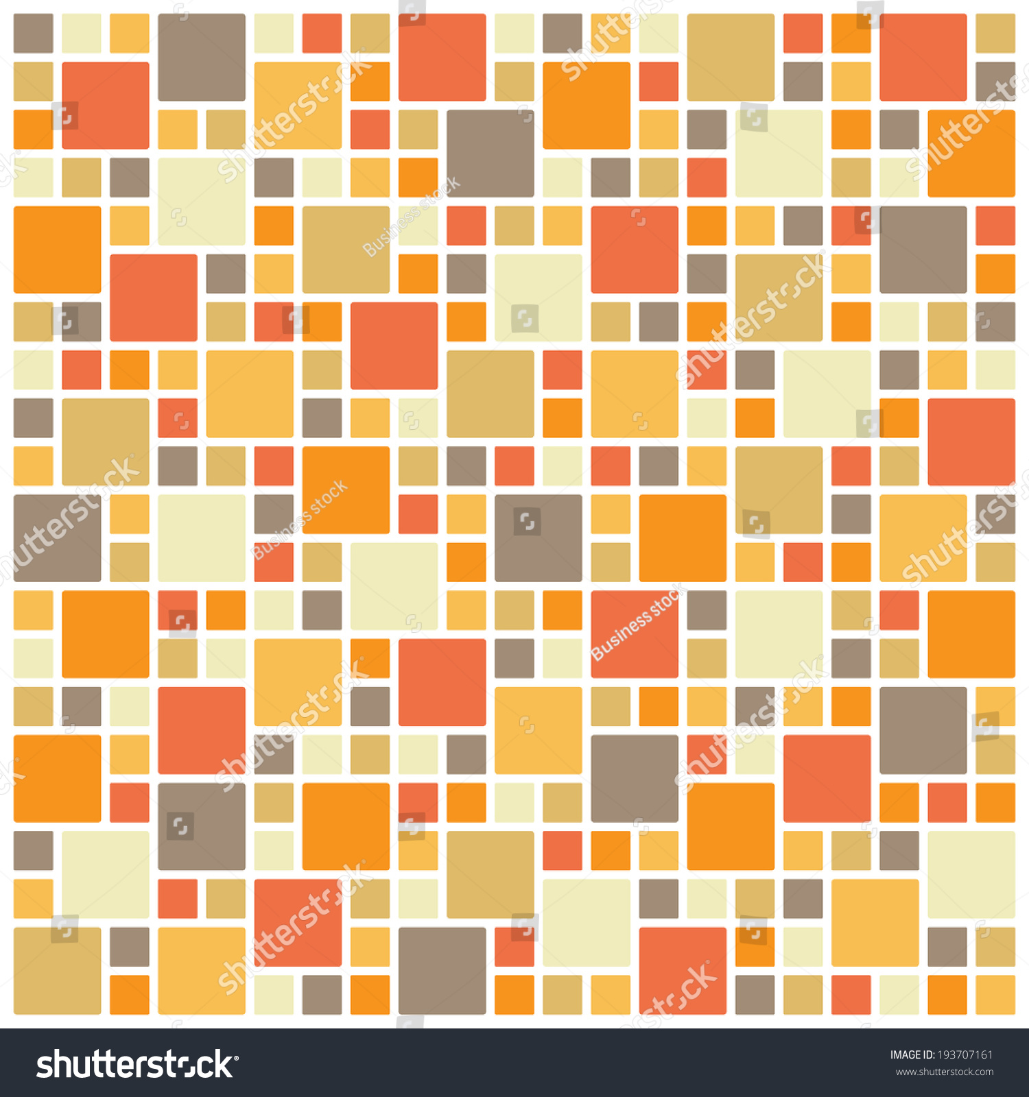 Seamless Colorful Square Tiles Pattern Stock Vector (Royalty Free ...
