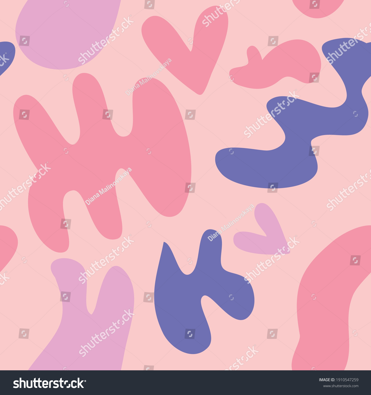 Seamless Cute Simple Camouflage Pattern Stock Vector (Royalty Free ...