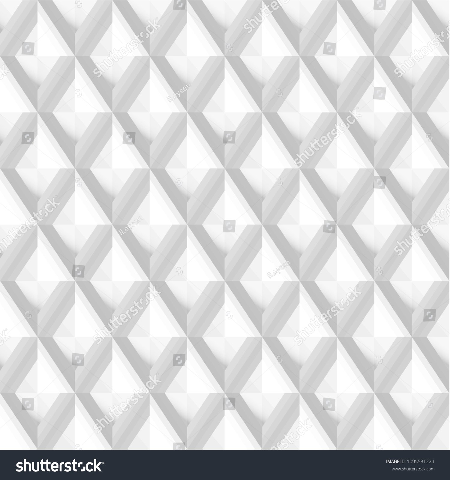 Seamless 3d White Diamond Background Texture Stock Vector (Royalty Free ...