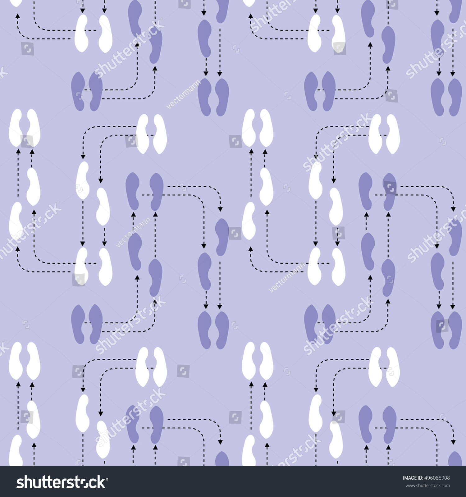 Seamless Dance Steps Illustration Seamless Dance Stock Vector (Royalty ...