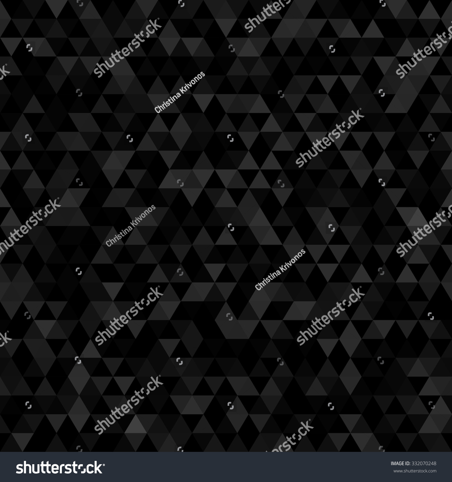 Seamless Dark Vector Pattern Triangles Dark Stock Vector 332070248 ...