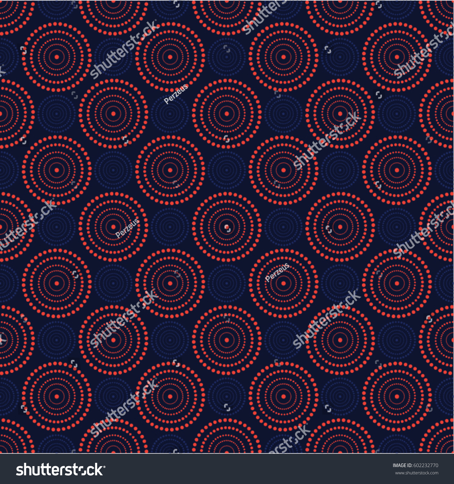 Seamless Dot Circle Pattern Optical Illusion Stock Vector (Royalty Free ...