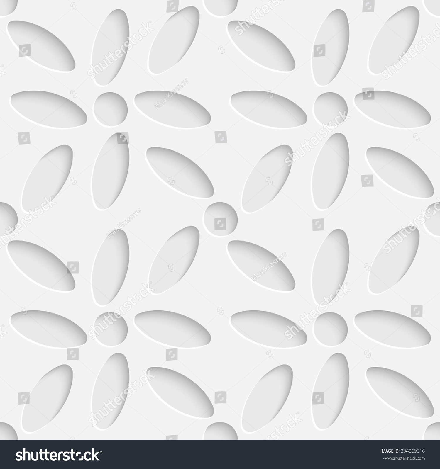 Seamless Ellipse Background Stock Vector (Royalty Free) 234069316 ...