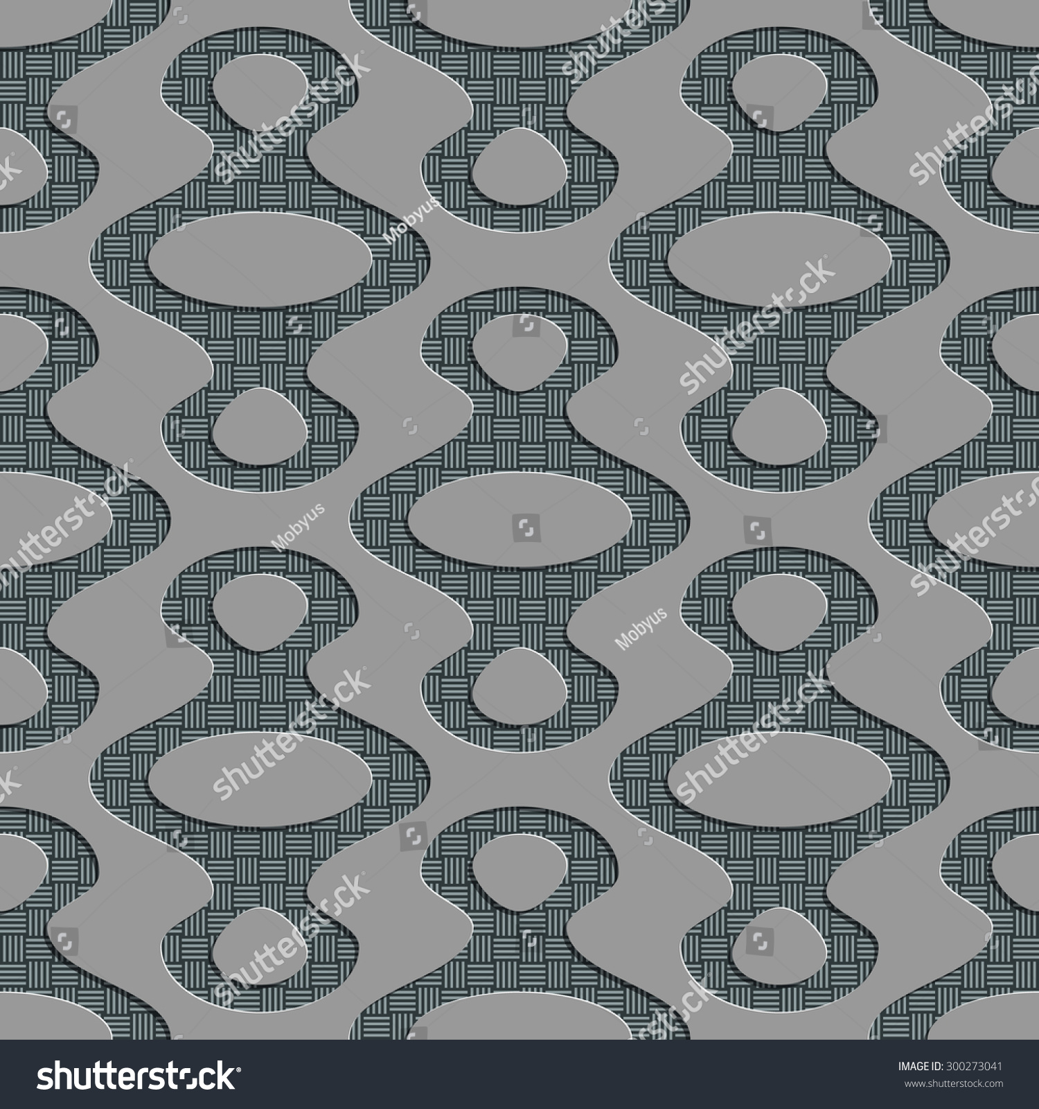 Seamless Ellipse Pattern Vector Soft Background Stock Vector (Royalty ...
