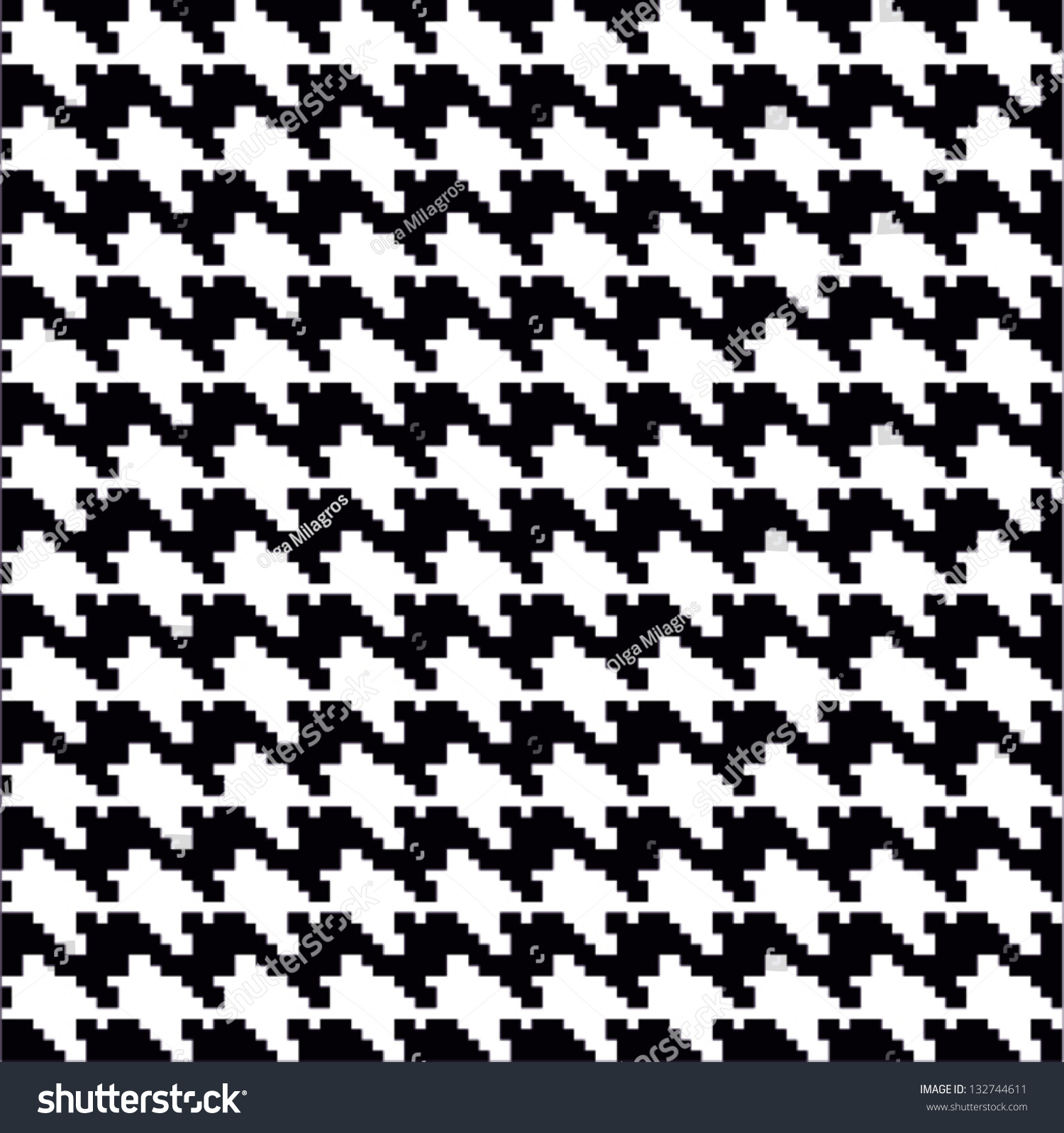 Seamless Fashion Pattern Stock Vector (Royalty Free) 132744611 ...