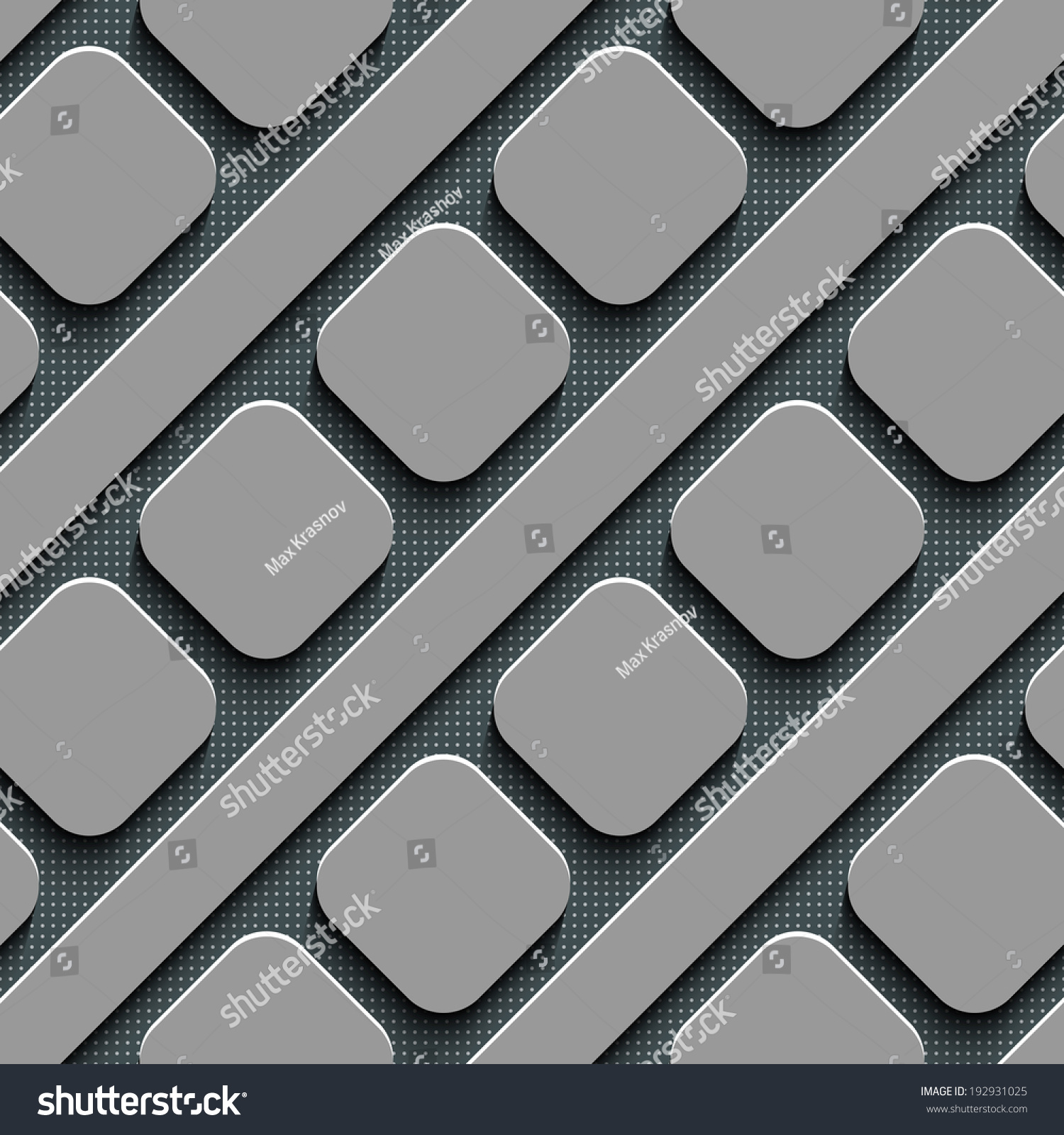 Seamless Futuristic Pattern Stock Vector (Royalty Free) 192931025 ...