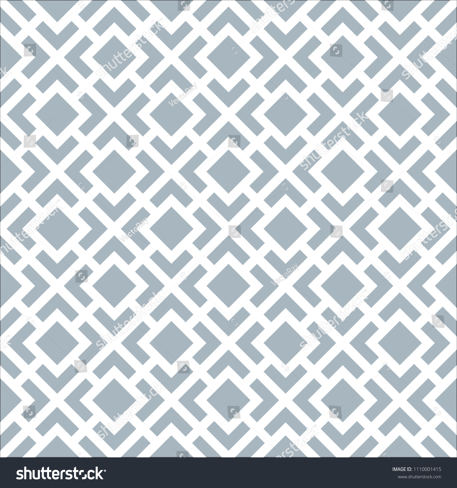 Seamless Geometric Art Deco Block Pattern Stock Vector (Royalty Free ...