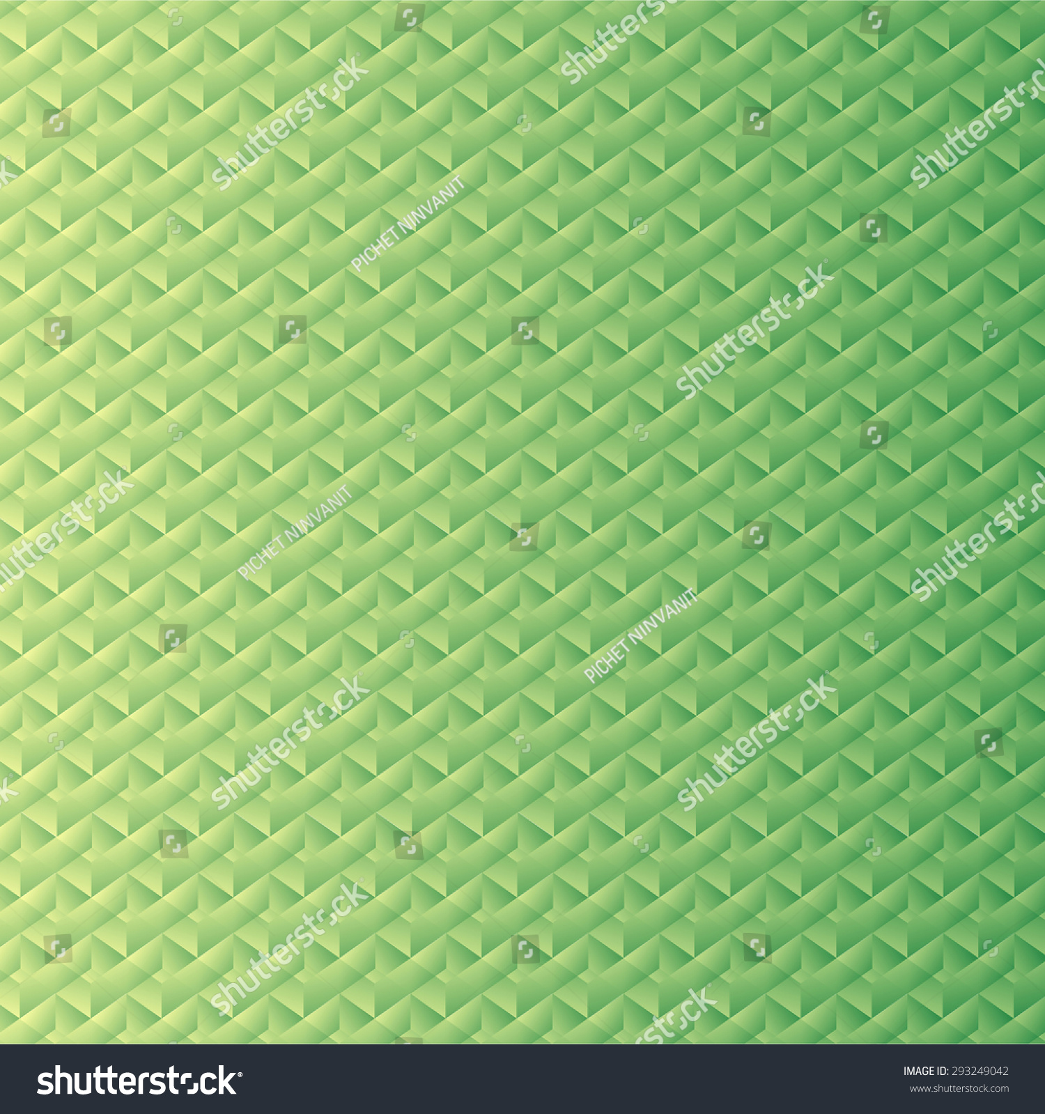 Seamless Geometric Green Pattern Background Vector Stock Vector ...
