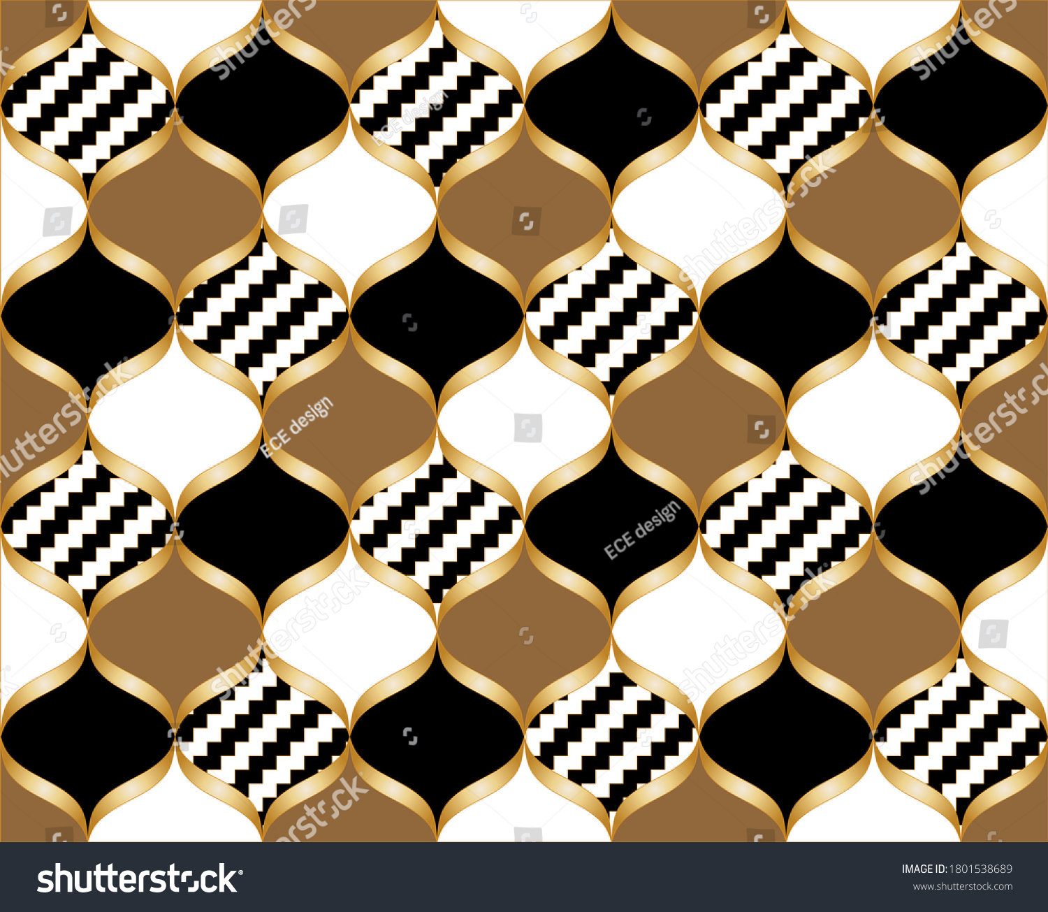 Seamless Geometric Zig Zag Patterneps10 Illustration Stock Vector ...