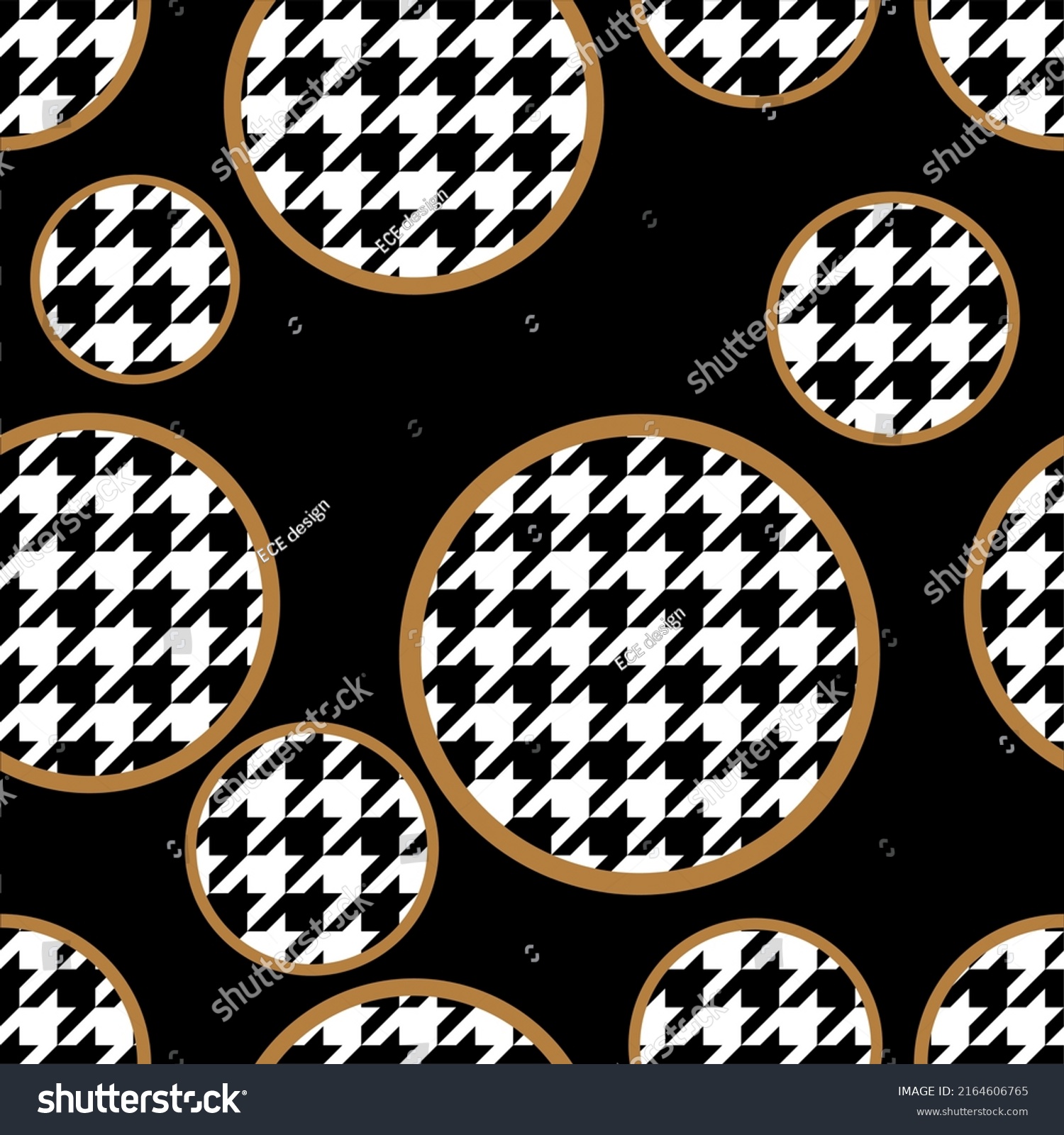 Seamless Goose Foot Pattern Vector Illustration Stock Vector (Royalty ...