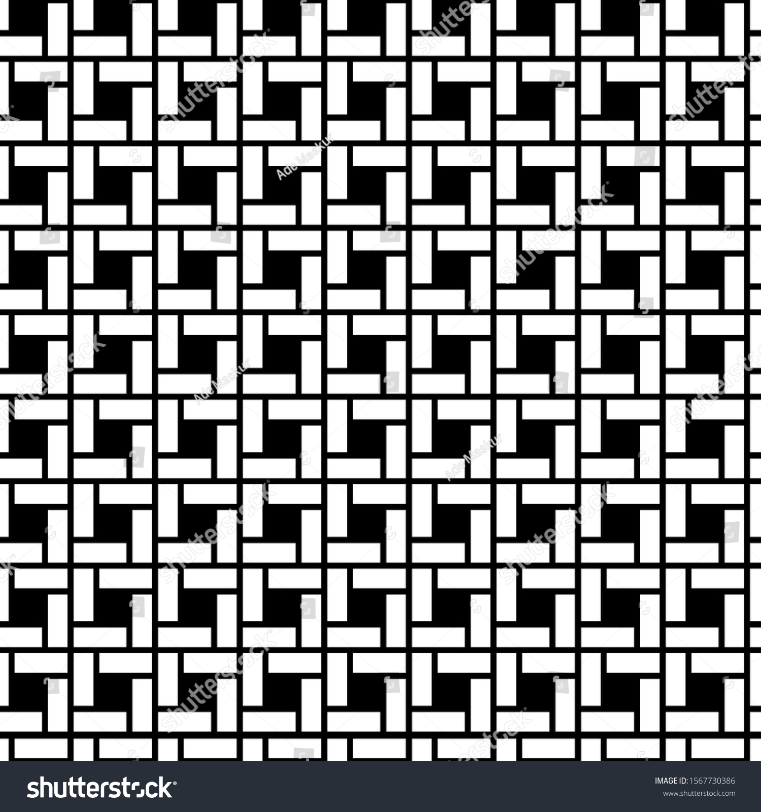 Seamless Grid Pattern Background White Color Stock Vector (Royalty Free ...