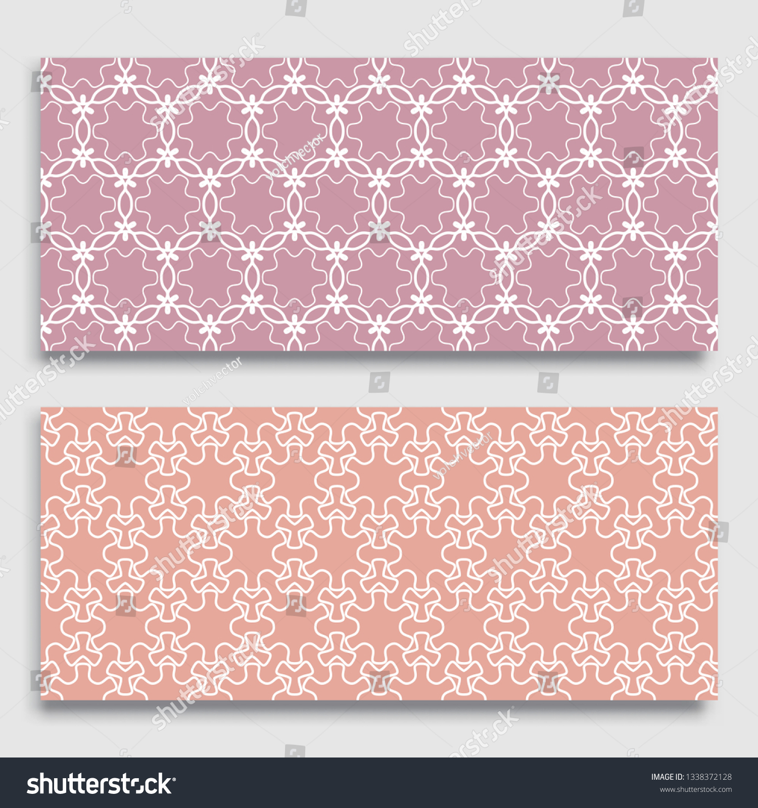 Seamless Horizontal Borders Repeating Line Texture Stock Vector ...